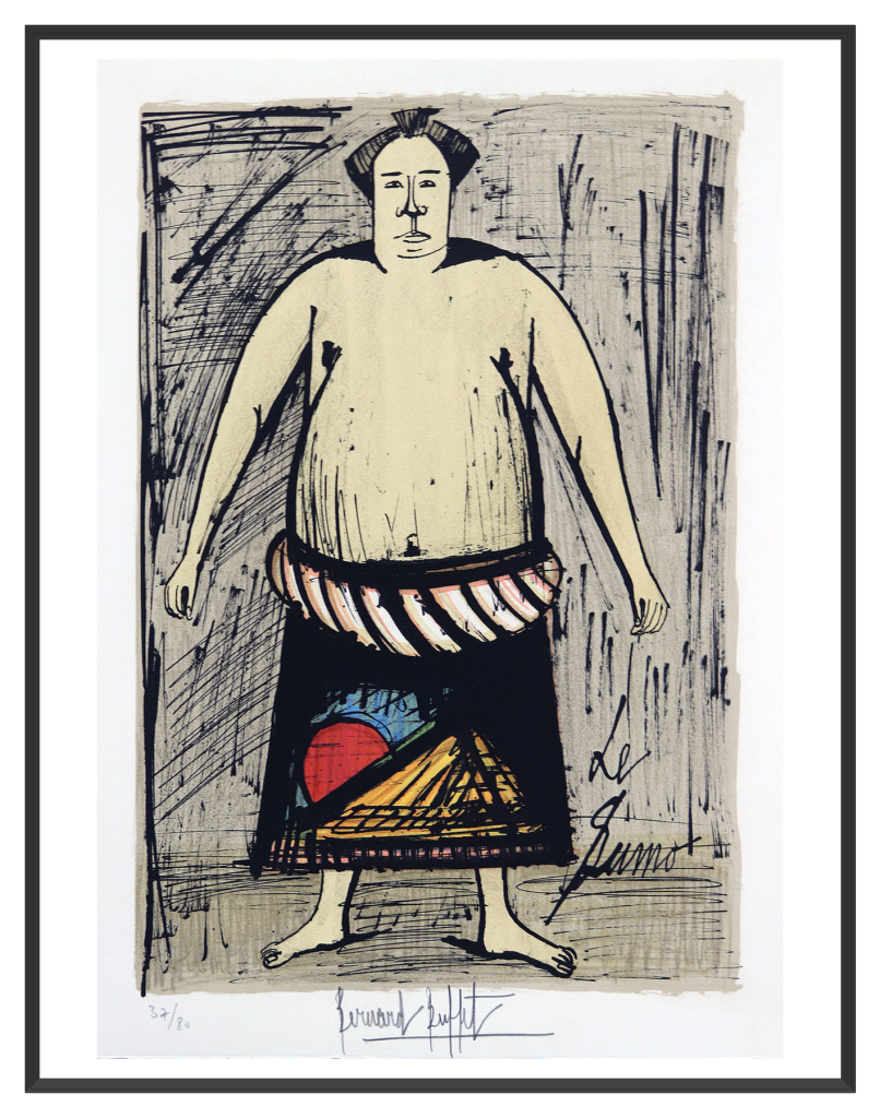 Lithographie Le pavillon d’or Kinkaku-Ji (2ème état) | Bernard Buffet